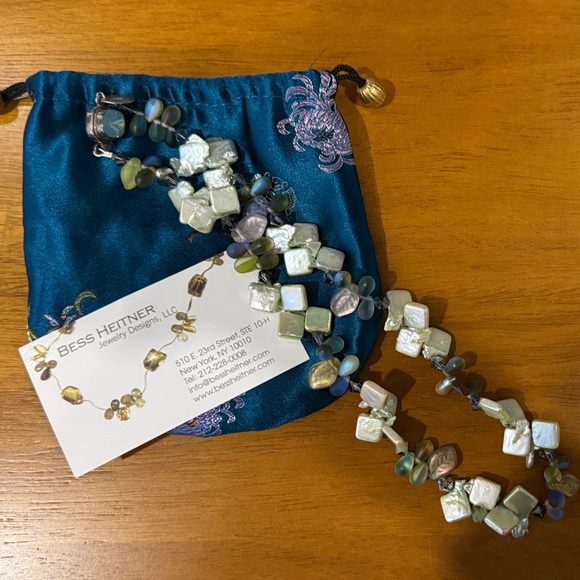 Bess Heitner | Jewelry | Bess Heitner Mother Of Pearl Necklace | Poshmark